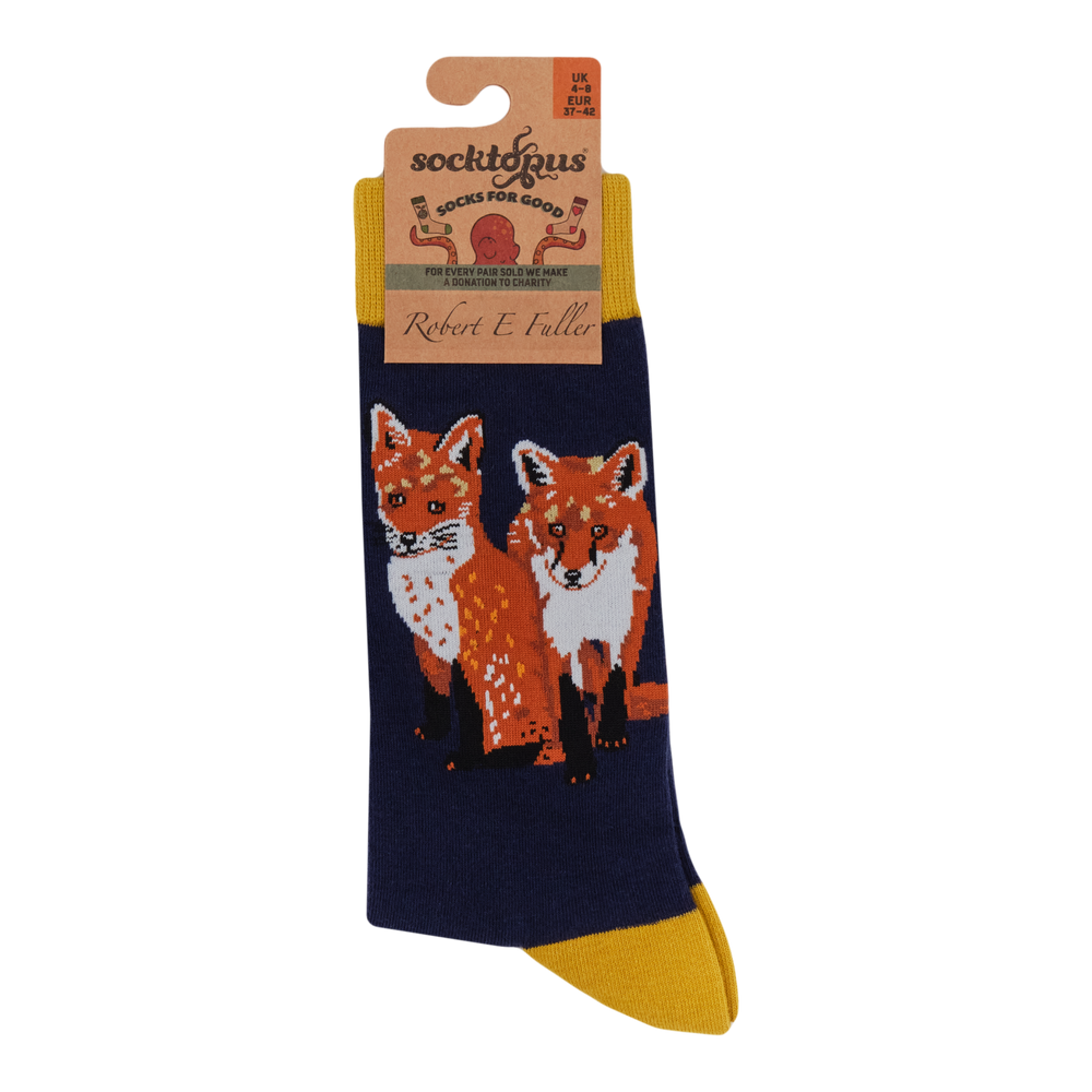 Fox Cubs Socks - Robert E Fuller · Wholesale Socktopus