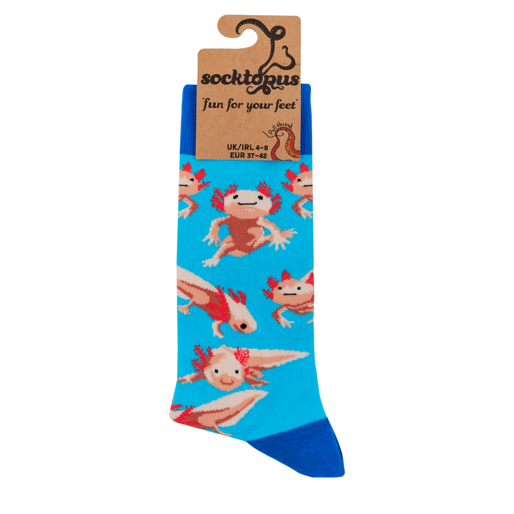 Axolotl Socks - Lottia Axolotl · Wholesale Socktopus
